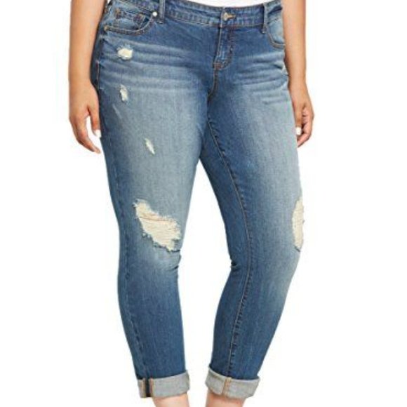 torrid | Jeans | Torrid Distressed Boyfriend Jeans | Poshmark